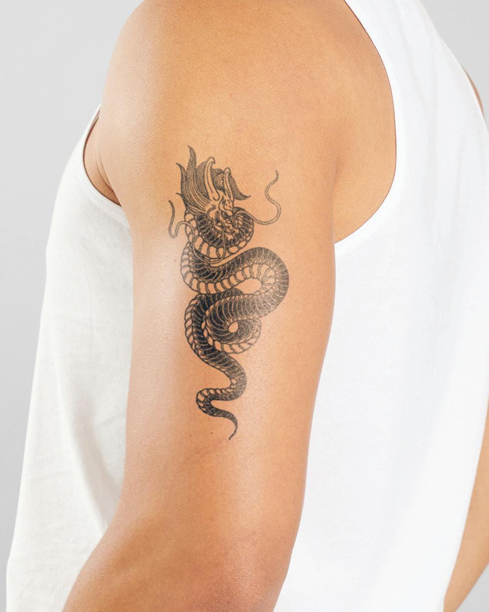 Dragon Arm Tattoos: Fiery Ink Designs | Inkbox™ | Semi-Permanent Tattoos