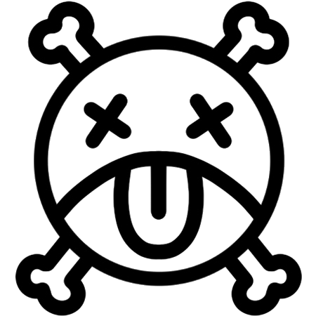 Dead Face Semi-Permanent Tattoo. Lasts 1-2 weeks. Painless and easy to ...