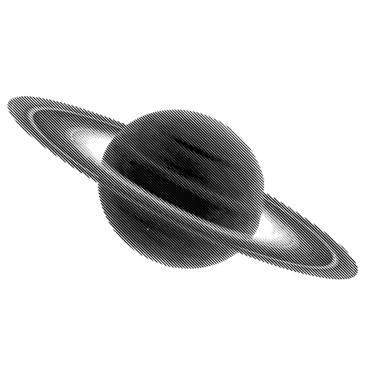 Ring of Saturn Semi-Permanent Tattoo. Lasts 1-2 weeks. Painless and ...