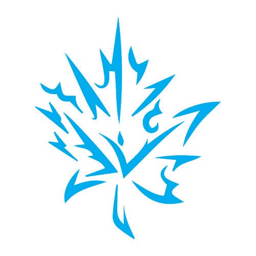 Tribal Maple Leaf Tattoo