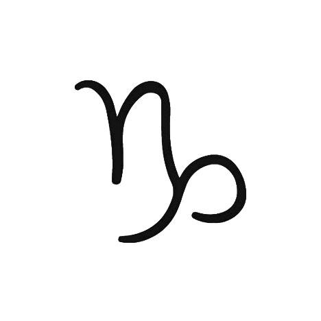 Simple Capricorn Tattoos