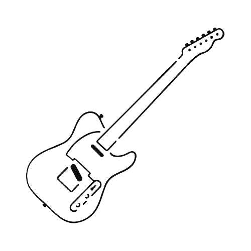 Telecaster Tattoo - Semi-Permanent Tattoos by inkbox™ | Inkbox™ | Semi ...