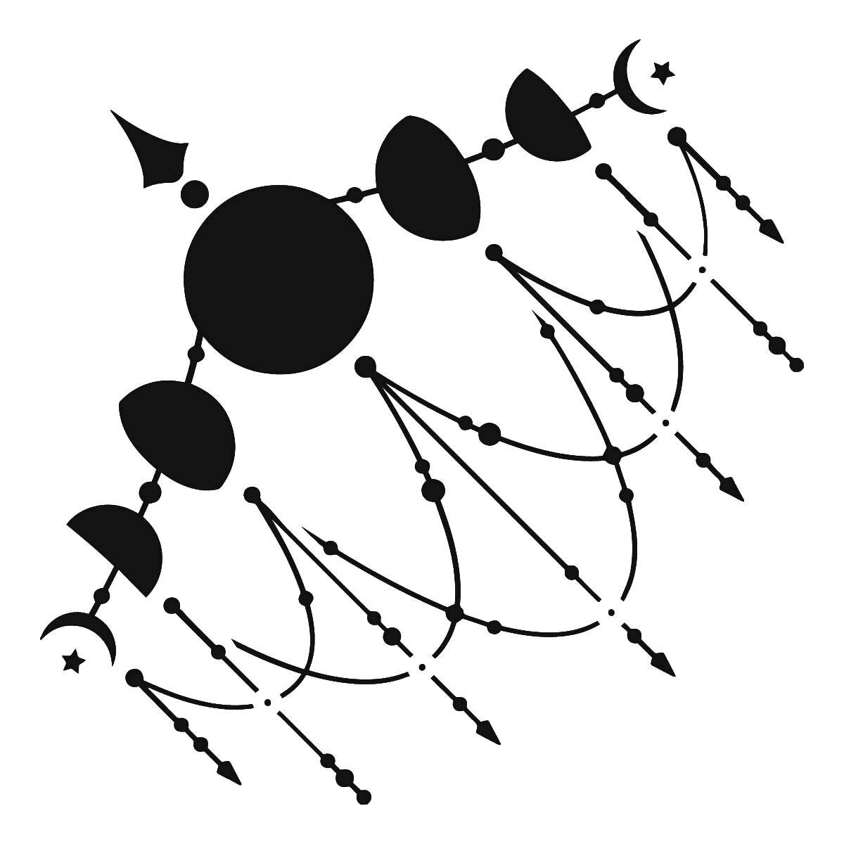 Moon Phases Tattoos: Celestial Ink Inspiration | Inkbox™ | Semi ...