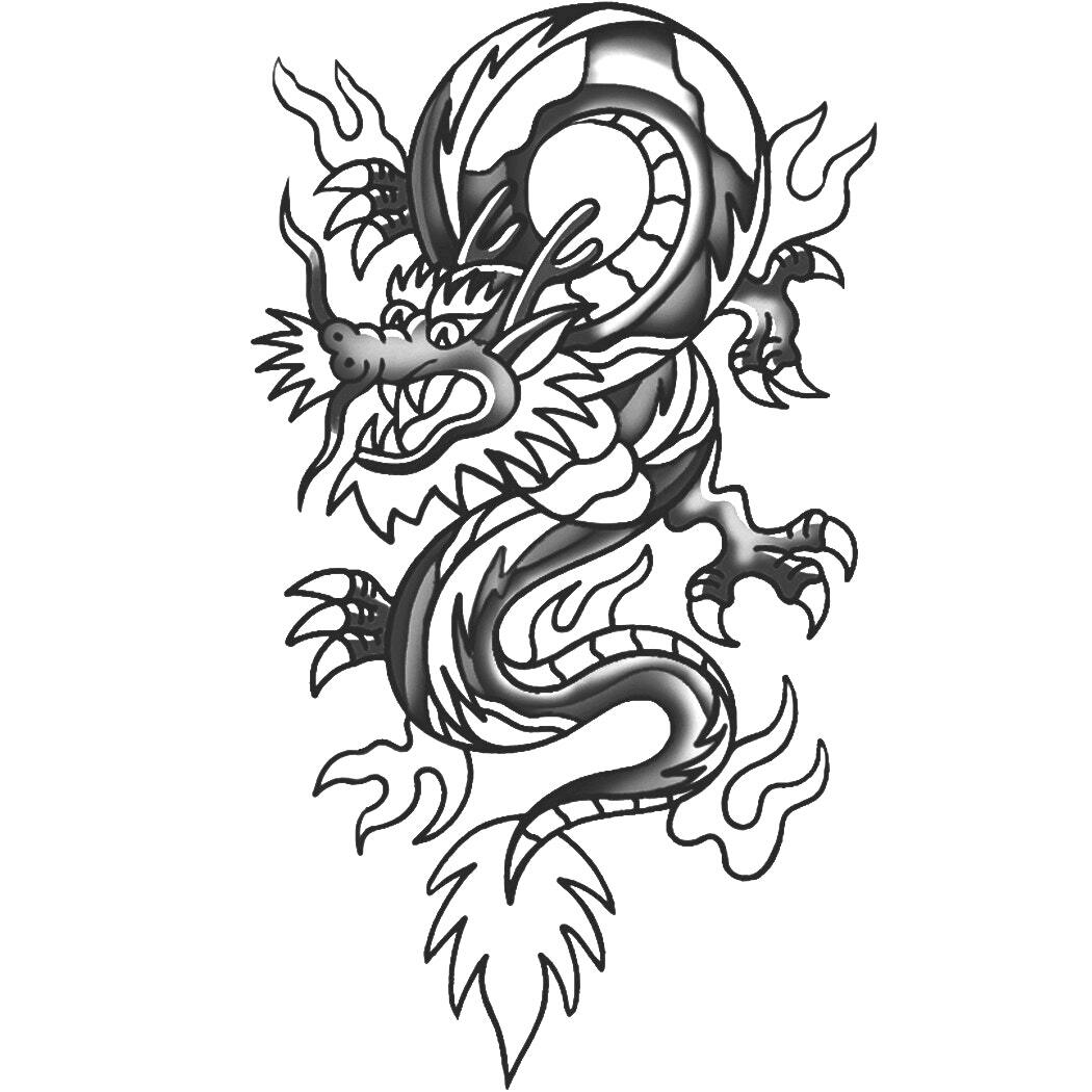 Fuzanglong Semi-Permanent Tattoo. Lasts 1-2 weeks. Painless and easy to ...