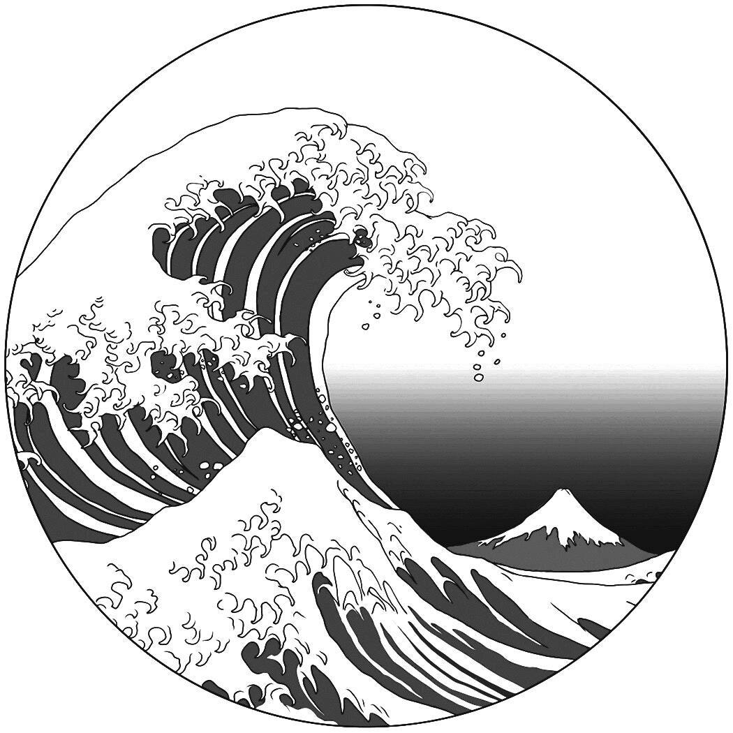 Japanese Wave Tattoos - Designs & Meanings | Inkbox™ | Semi-Permanent ...