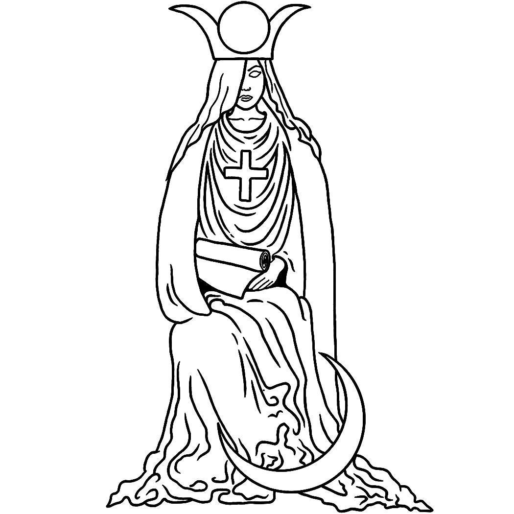 The High Priestess Tattoo - Semi-Permanent Tattoos by inkbox™ | Inkbox ...