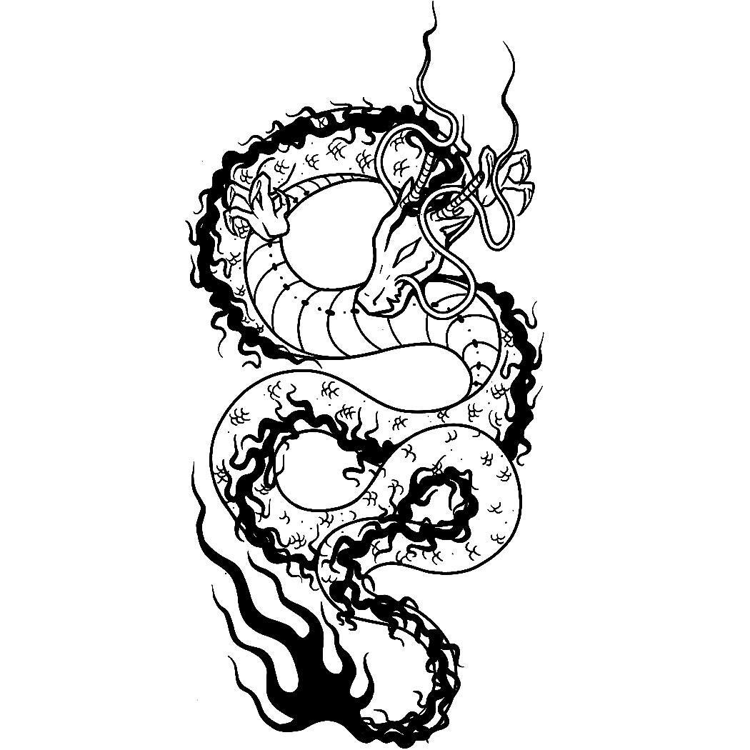 Fire Breath Tattoo - Semi-Permanent Tattoos by inkbox™ | Inkbox™ | Semi ...