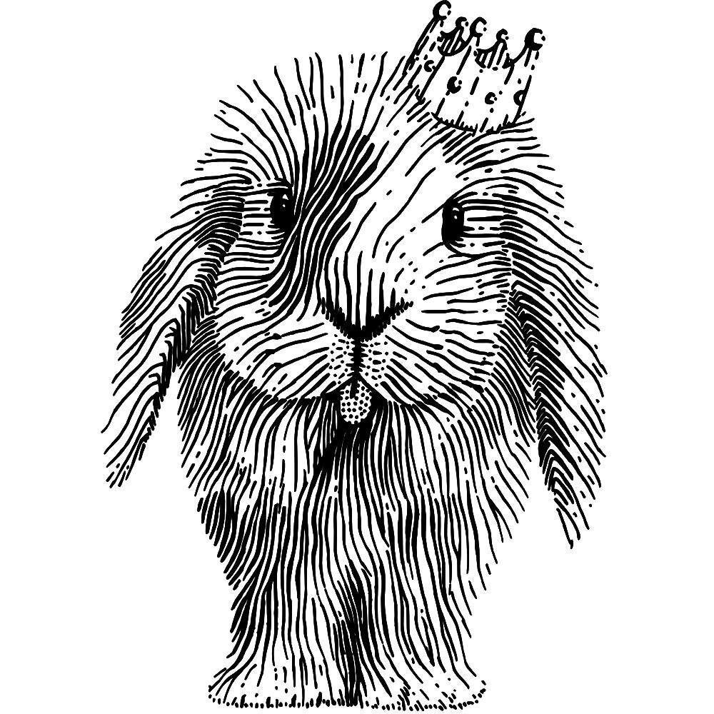 Royal Bunny Tattoo - Semi-Permanent Tattoos by Inkbox™