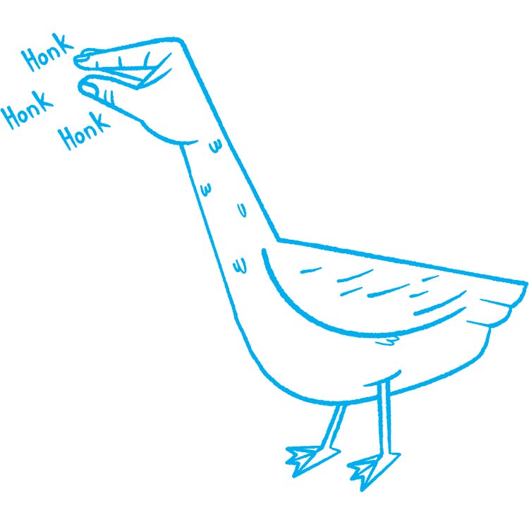 Tribal Goose Tattoo