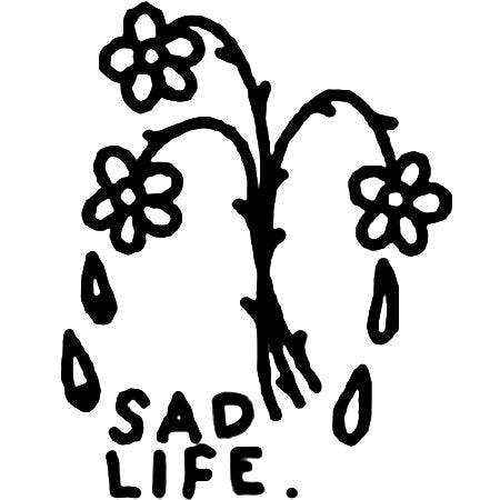 Sad Life Tattoo - Semi-Permanent Tattoos by Inkbox™