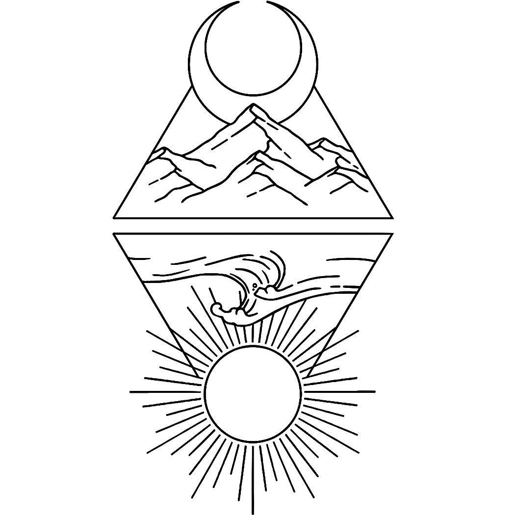 Wavy Ink: Best Wave Tattoo Designs | Inkbox™ | Semi-Permanent Tattoos