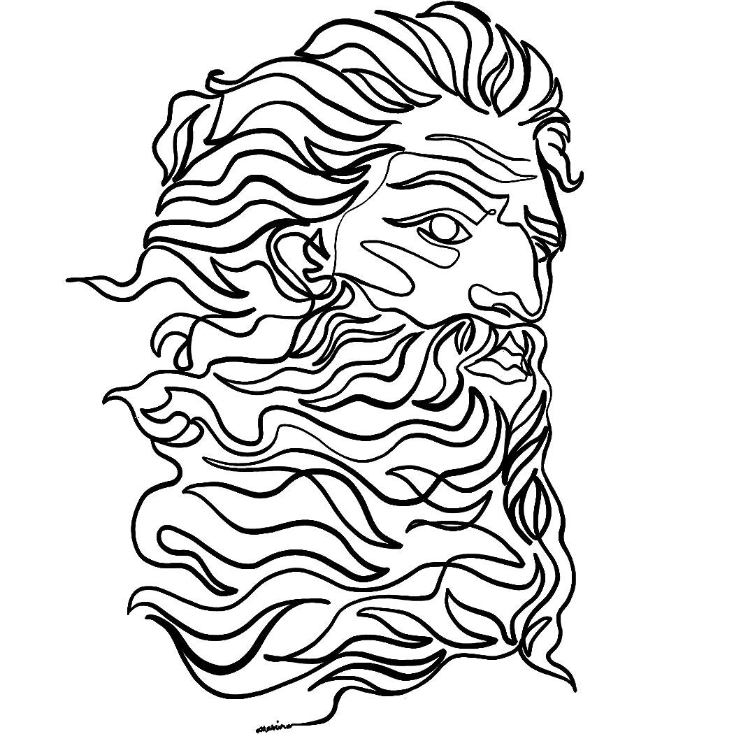 Zeus Semi-Permanent Tattoo. Lasts 1-2 weeks. Painless and easy to apply ...