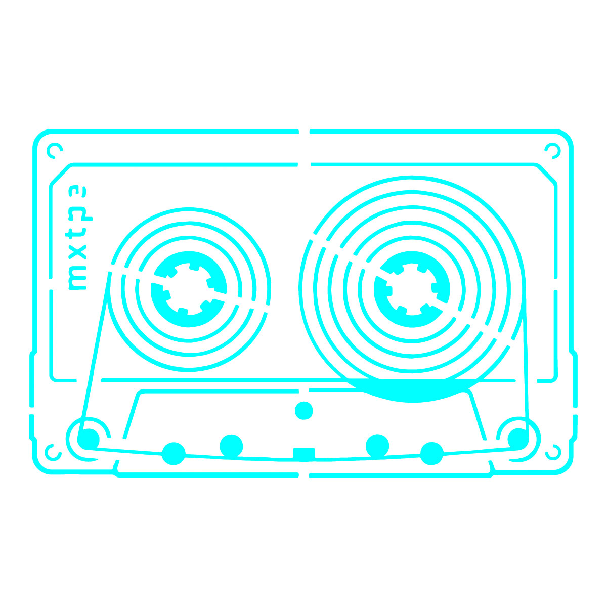 Mixtape Semi-Permanent Tattoo. Lasts 1-2 weeks. Painless and easy to ...